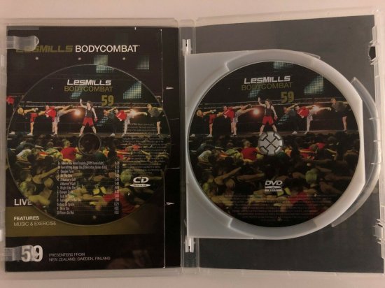 LesMills Routines BODY COMBAT 59 DVD + CD + waveform graph|0BC59D-C ...