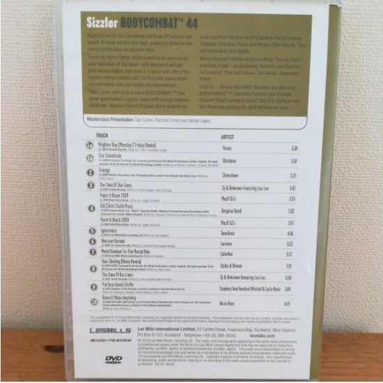 LesMills Routines BODY COMBAT 44 DVD + CD + waveform graph|0BC44D-C ...