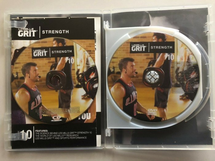 LesMills Routines GRIT Strength 10 DVD + CD+ waveform graph|0ST10D-C ...