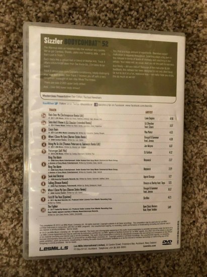 LesMills Routines BODY COMBAT 52 DVD + CD + waveform graph|0BC52D-C ...