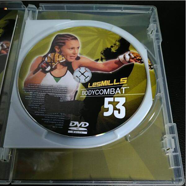 LesMills Routines BODY COMBAT 53 DVD + CD + waveform graph|0BC53D-C ...
